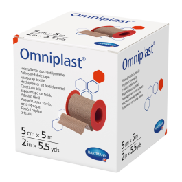 HartMann Omniplast plasturi textili 5cmx5m x 1rola