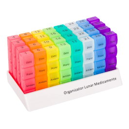 Organizator medicamente lunar colorat, Bazarul de Sanatate